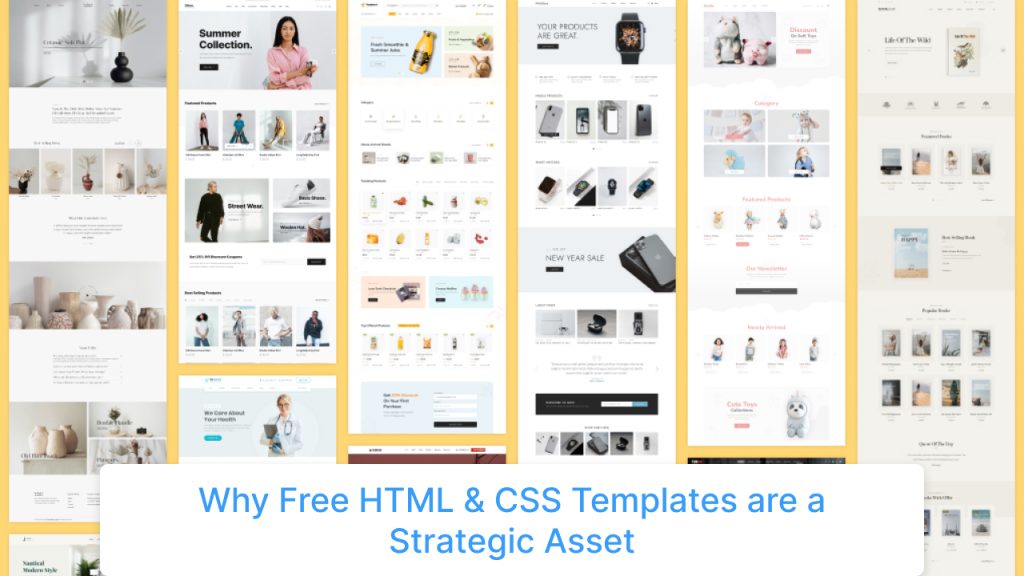 Why Free HTML And CSS Templates Are A Strategic Asset - Strategy Finders